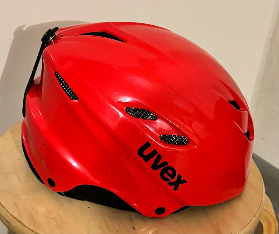 Ski Helm Uwex rot Gr. S-M / 55-58 cm (Neu (gemäss Beschreibung)) in ...