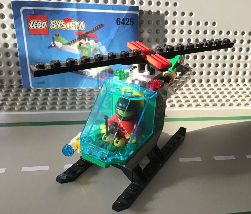 Lego Helikopter TV Team 6425 mit Bauanleitung (Gebraucht) in ...