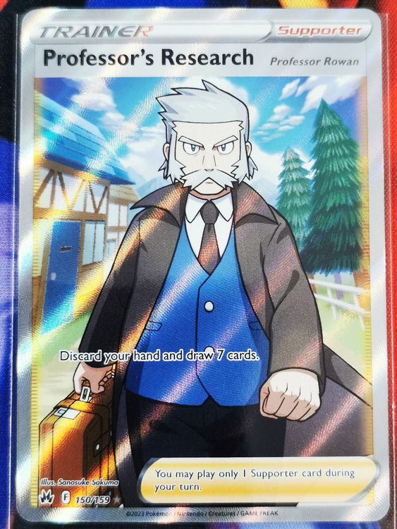 Pokemon Professor's Research 150/159 Crown Zenith EN (Neu (gemäss ...