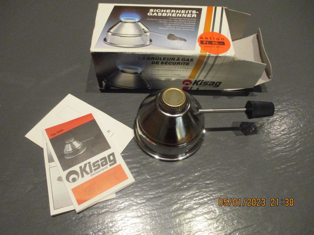 KISAG SICHERHEITS GASBRENNER | Kaufen auf Ricardo
