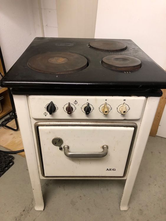 Vintage Kochherd mit Backofen AEG | Kaufen auf Ricardo