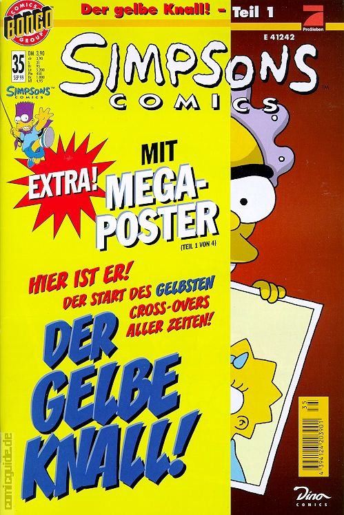 Simpsons Comic #35 September 1999 mit Posterteil | Kaufen auf Ricardo