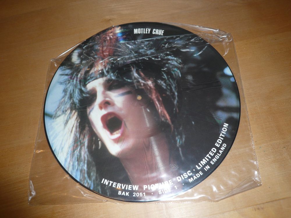 MÖTLEY CRÜE Ltd. Edition Interview Picture Disc - UK 1987 (Neu und ...