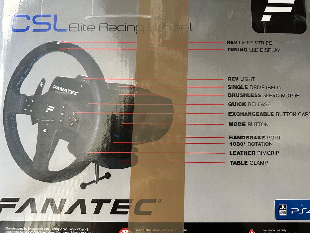 Fanatec CSL Elite Club Sport Steering Wheel F1 Esports (Gebraucht) in ...
