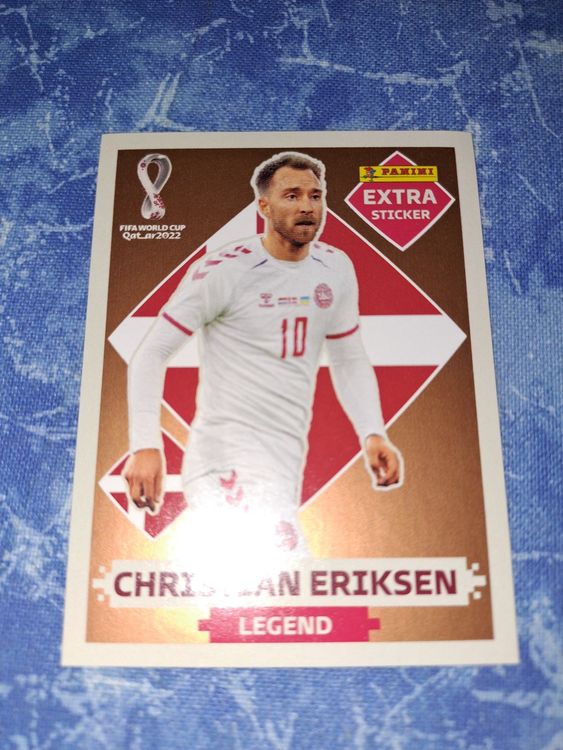Panini WM 2022 Extra Sticker Christian Eriksen Bronze | Acheter sur Ricardo