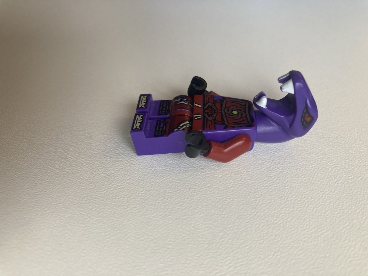 LEGO Ninjago Minifigur – Schlangenkrieger (lila/rot), gebrau (Gebraucht ...