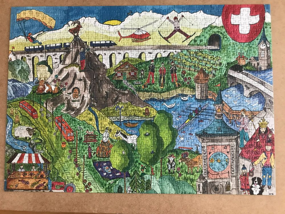 Ravensburger Puzzle 1000 Teile Swiss Collection | Kaufen auf Ricardo