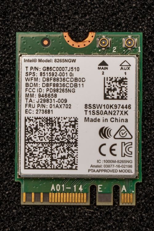 Intel Dual Band Wireless-AC 8265NGW WLAN Adapter (Gebraucht) in ...