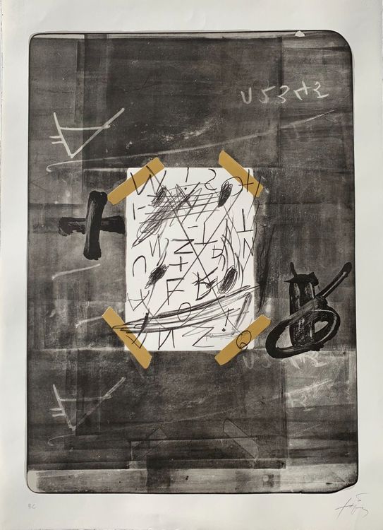 Antoni Tapies Lithographie Handsigniert (Gebraucht) in Root für CHF 890 – mit Lieferung auf ...