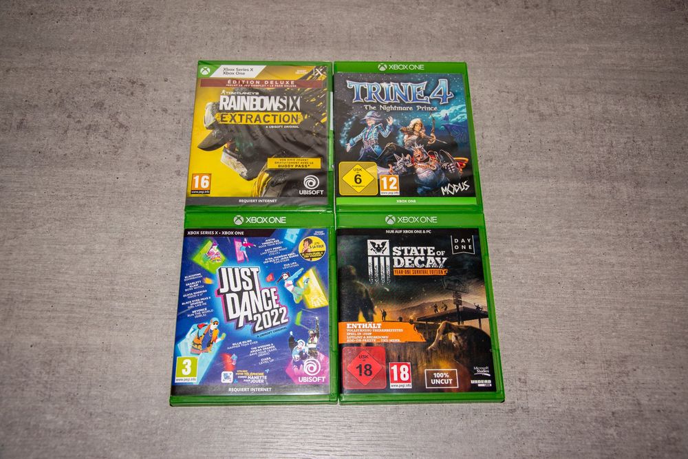 4x Microsoft Xbox One Games (teilw. neu) | Kaufen auf Ricardo