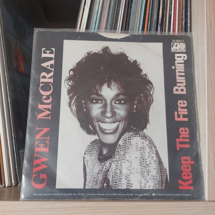 Gwen McCrae – Keep The Fire Burning 7" 1982 | Kaufen auf Ricardo