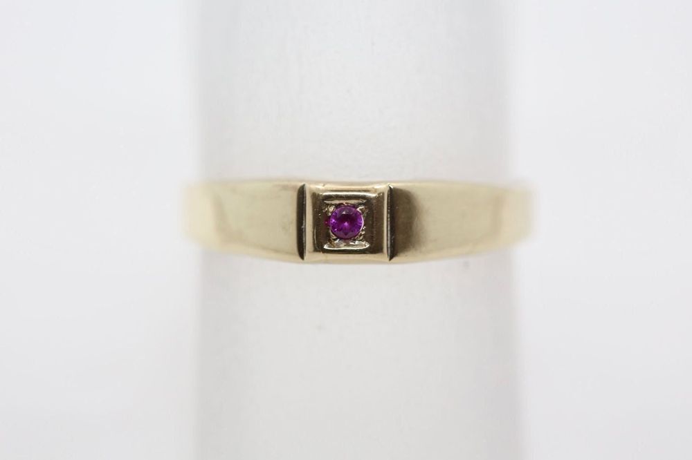 Goldring mit Rosa Stein 8K | Kaufen auf Ricardo