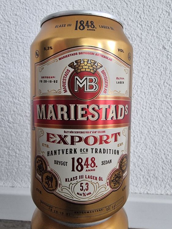Mariestads Beer Sverige 4x33cl, schwedisches Bier in Dosen (Neu und ...
