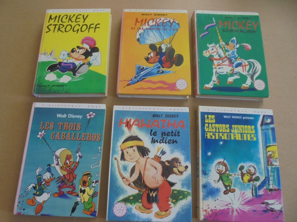 Bibliothèque Rose , 6 x Walt Disney. 1973 - 1978 | Acheter sur Ricardo