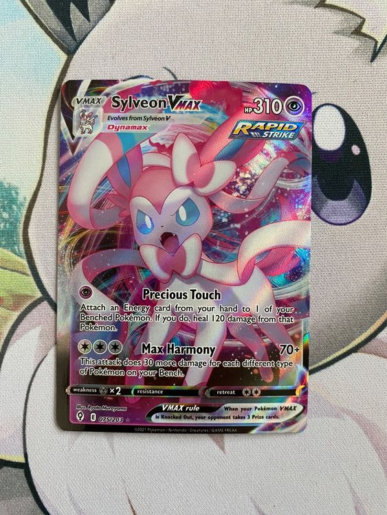 Pokemon Evolving Skies Sylveon Vmax (Gebraucht) in Orpund für CHF 3 ...