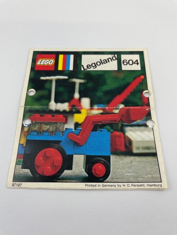Lego Excavator Anleitungen 604 aus 1971 | Kaufen auf Ricardo