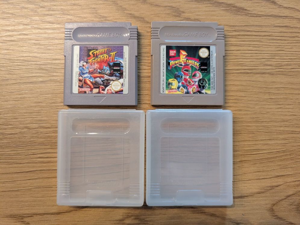 Nintendo GameBoy - Set (Street Fighter 2 & Mighty Morphin Po (Gebraucht ...
