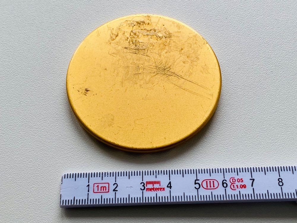 Gold Auszeichnung Feldmeisterschaft riesige Medaille 107 gr (Gebraucht ...
