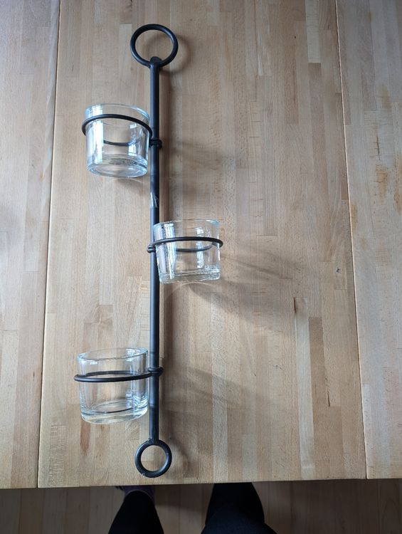 Wandgestell für 3 Kerzen (Gebraucht) in Rheinau für CHF 10 – mit Lieferung auf Ricardo kaufen