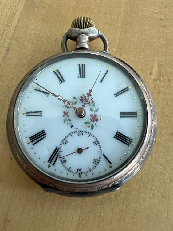 Antike Taschenuhr echt Silber 47 mm (Gebraucht) in Pfeffingen für CHF 26 – mit Lieferung auf ...