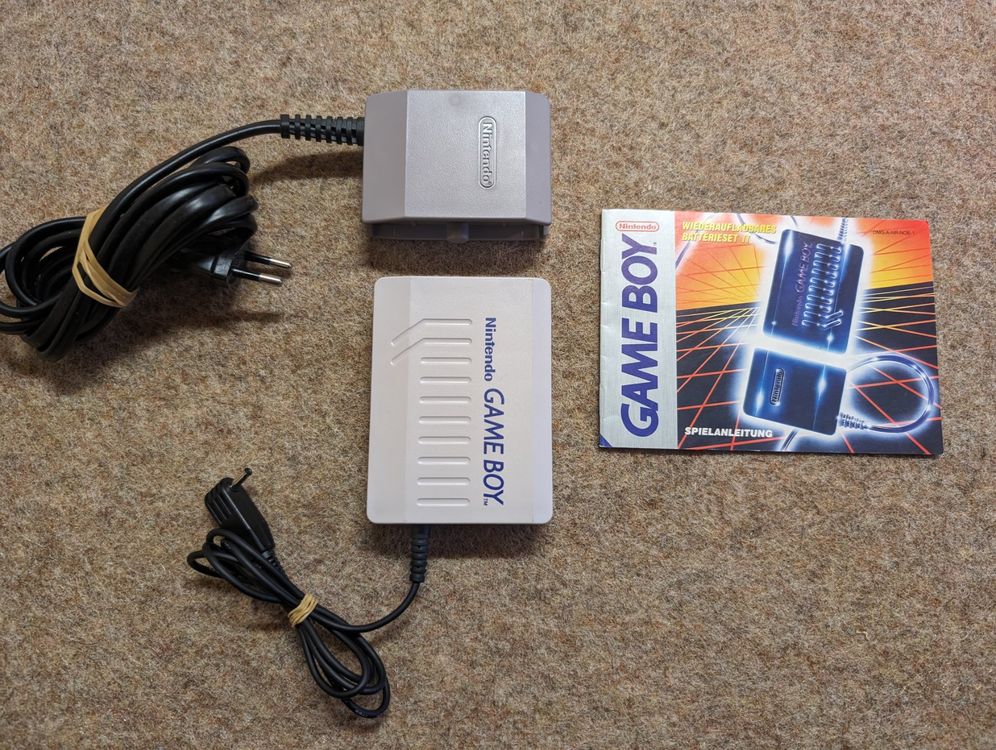 Nintendo Gameboy Classic Batterieset 2 | Ladegerät Original (Gebraucht ...