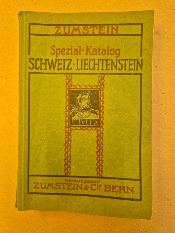 Zumstein Spezial Katalog Schweiz-Liechtenstein, antik (Gebraucht) in ...