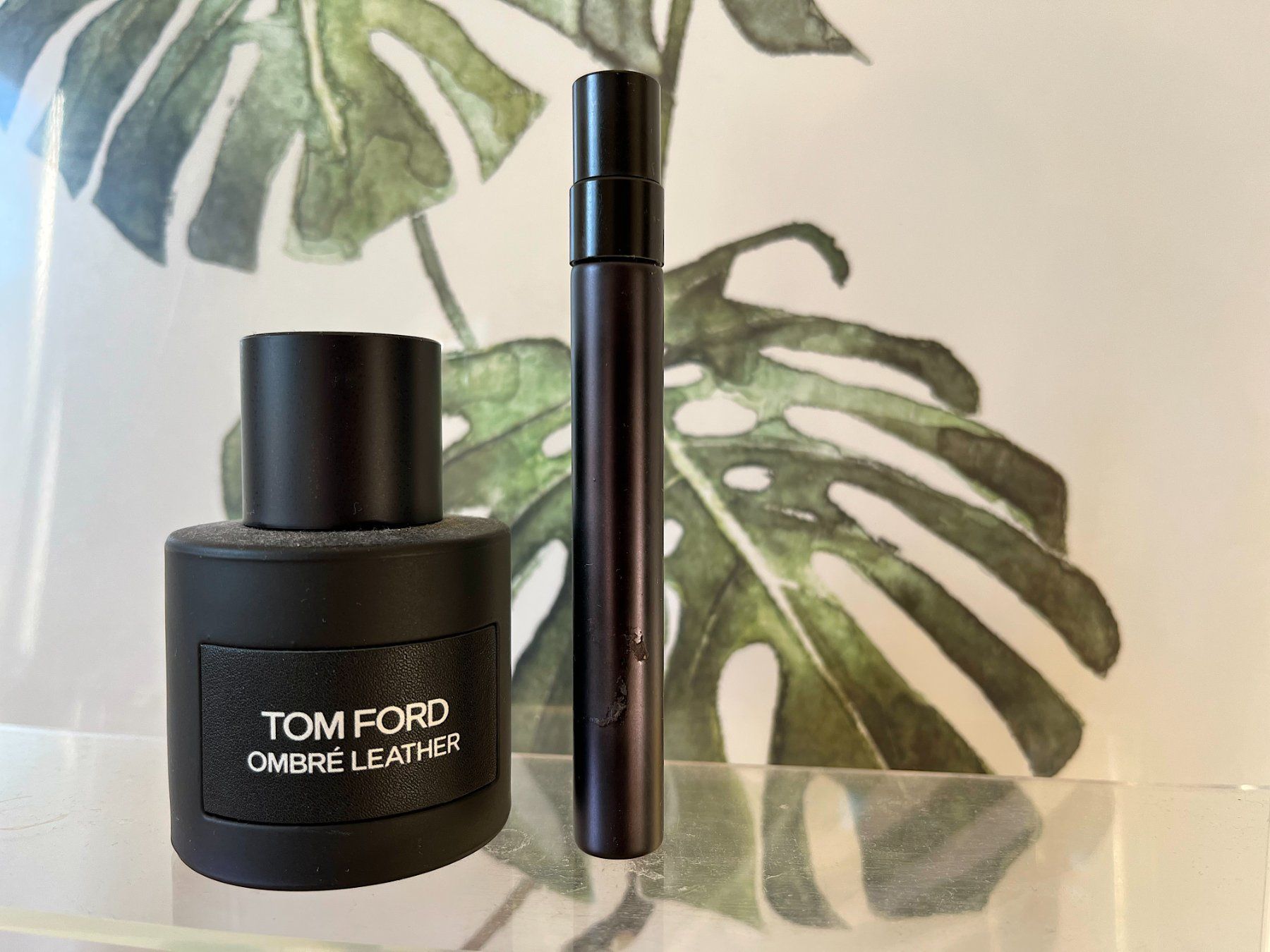 🖤 OMBRE LEATHER -TOM FORD–Pulvérisateur/Zerstäuber 10ML (Gebraucht) in ...
