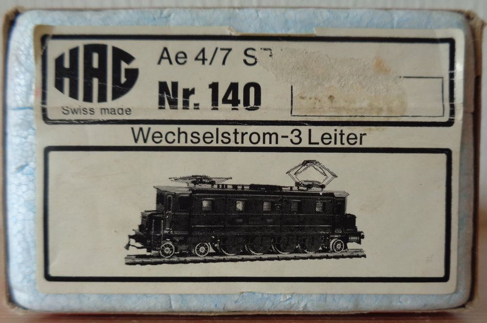 Hag 140, Ae 4/7 der SBB, H0, WS, analog (Gebraucht) in Arbon für CHF 70 – mit Lieferung auf ...