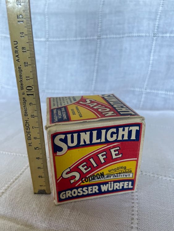 Sunlight Seife, Grosser Würfel, Antik, Rarität, Top! (Gebraucht) in ...