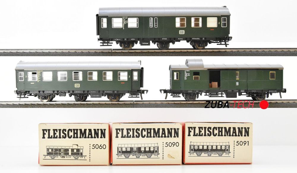 Fleischmann 3x Personenwagen DB H0 GS mit OVP (Gebraucht) in St. Gallen für CHF 20 – mit ...