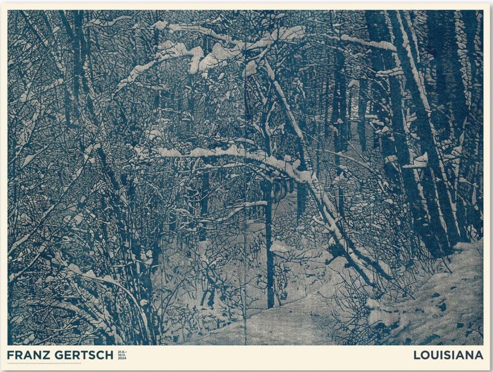 Grosses Plakat Franz Gertsch Ausstellung Kopenhagen (Gebraucht) in Bern für CHF 95 – mit ...