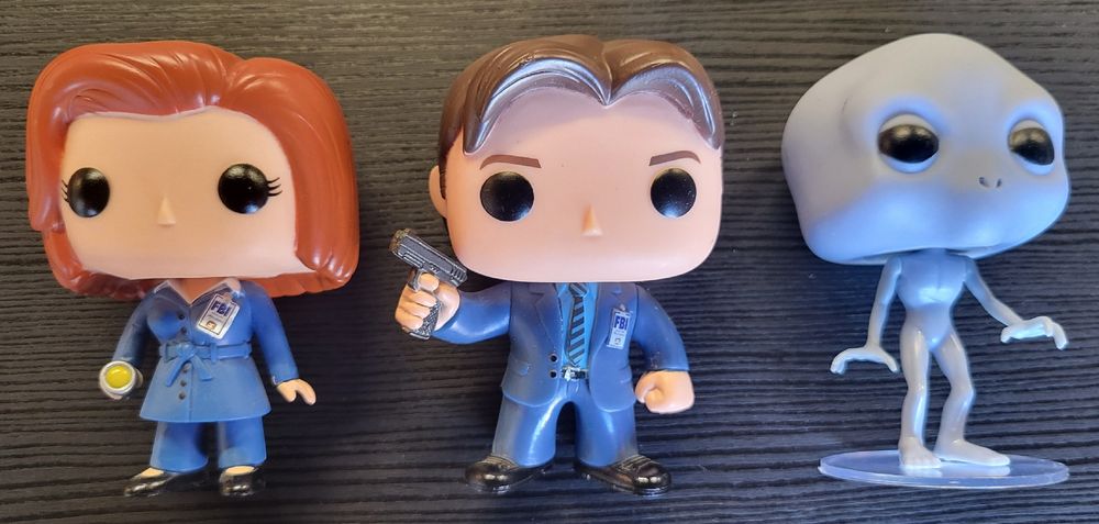 Lot de 3 figurines Pop X-Files Mulder Scully Alien (Gebraucht) in ...