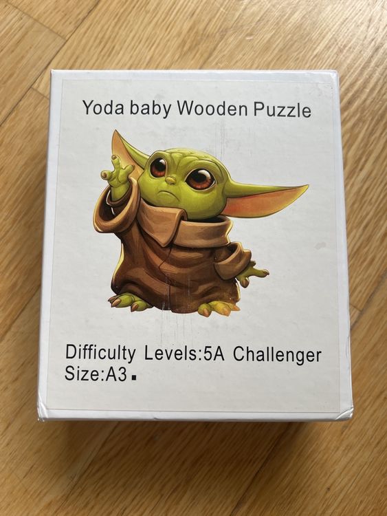 Holzpuzzle Baby Yoda, A3, neuwertig | Kaufen auf Ricardo