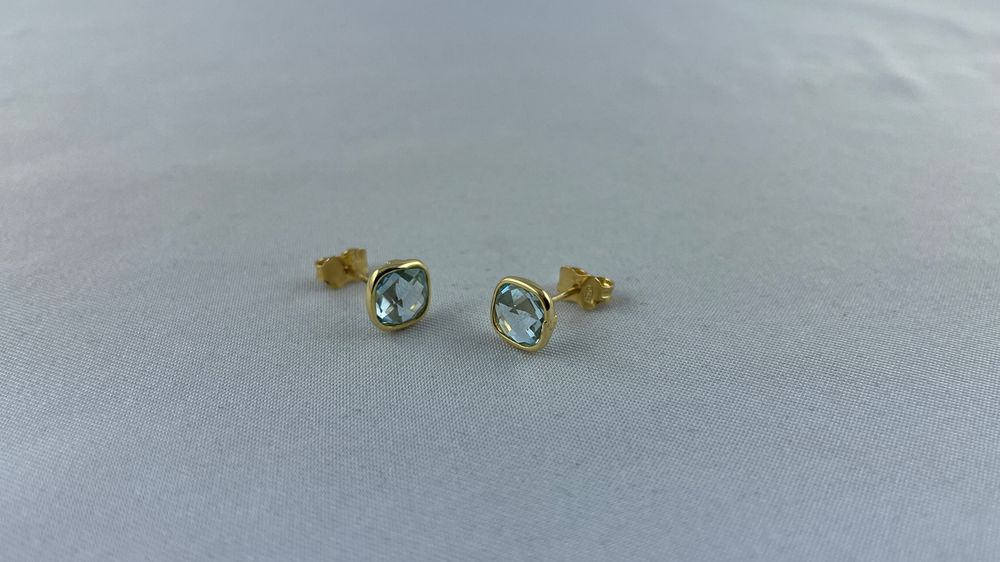 Ohrstecker mit Topas in 750 Gold / 18 Karat | Kaufen auf Ricardo