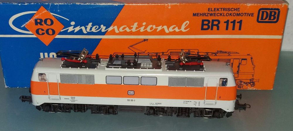 Roco 4133B - DB E-Lok BR111 - Spur H0 GL analog | Kaufen auf Ricardo
