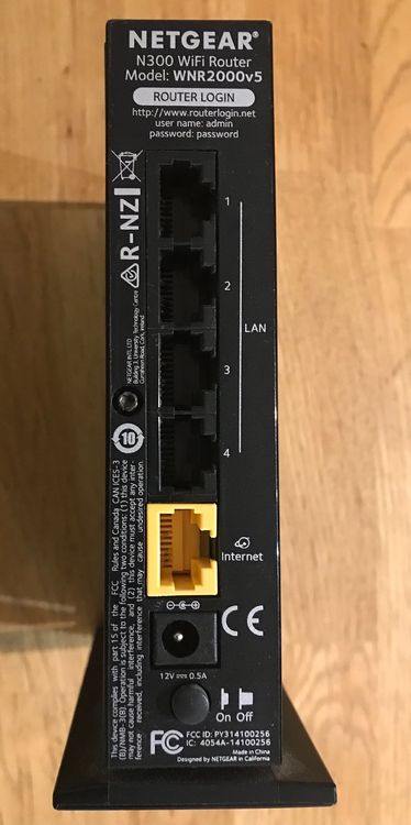 NETGEAR N300 Wireless Router WNR2000v5 (Gebraucht) in Escholzmatt für ...