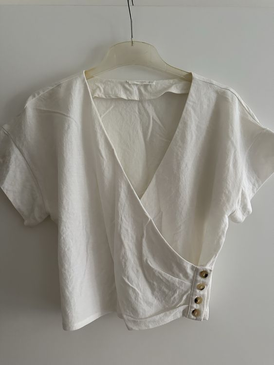 White Mango Wrap Top – Cropped Fit, Size S (Gebraucht) in Zürich für ...