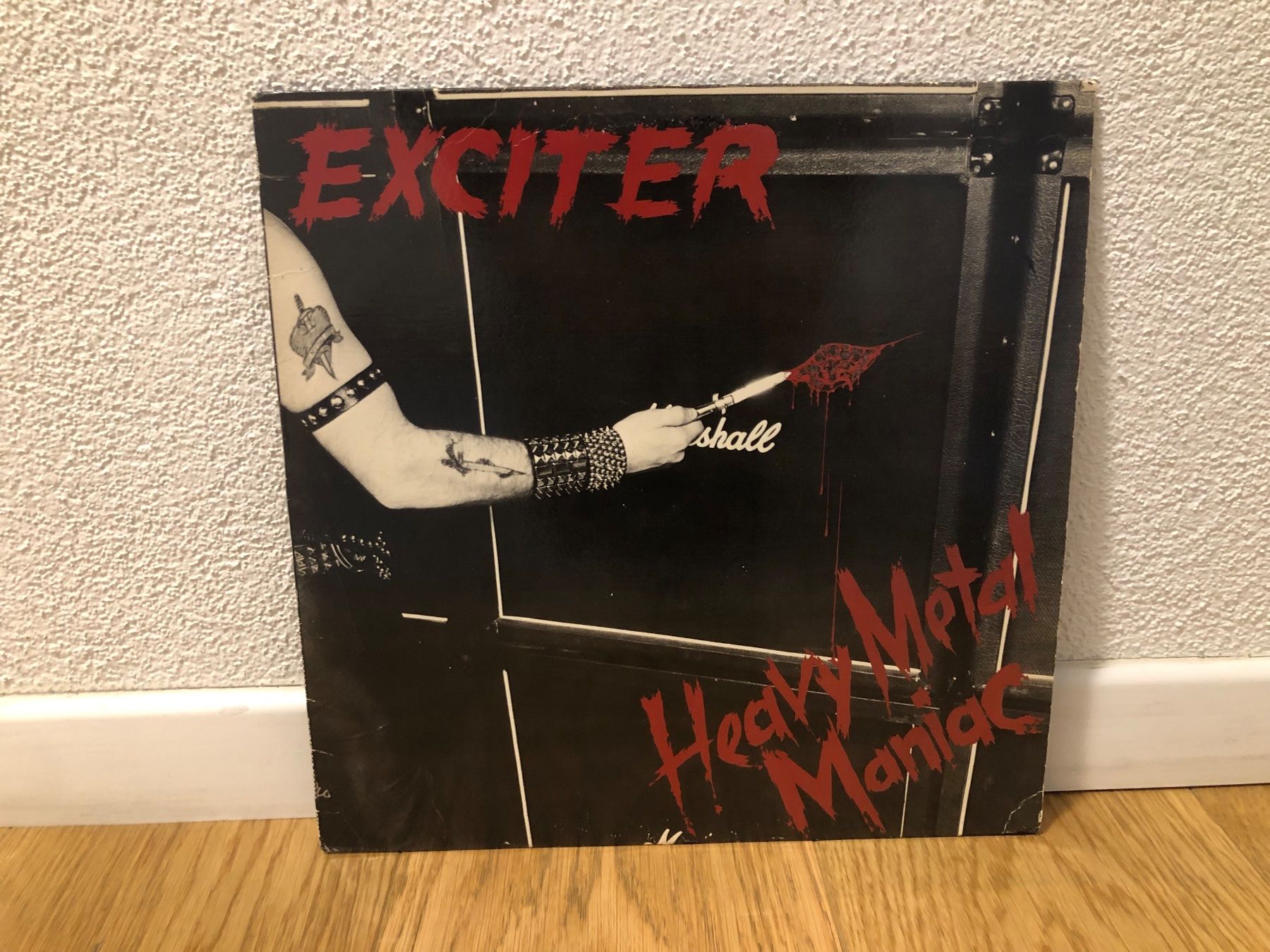 EXCITER - HEAVY METAL MANIAC LP ORIG USA 1983 SHRAPNEL (Gebraucht) in ...