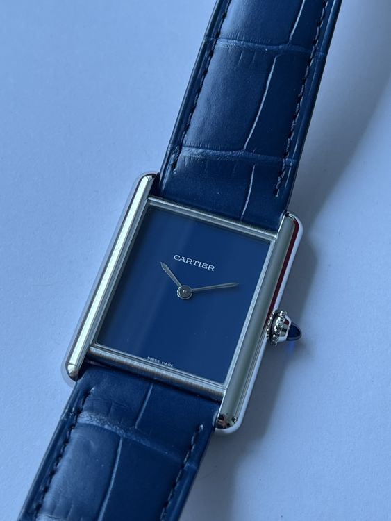 CARTIER Tank Must de Cartier Blue Fullset mit Garantie (Gebraucht) in ...