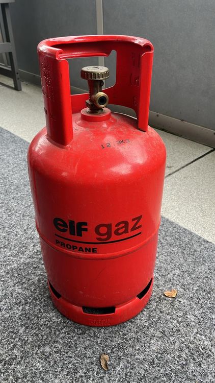 Leere Elf Gaz Flasche | Kaufen auf Ricardo
