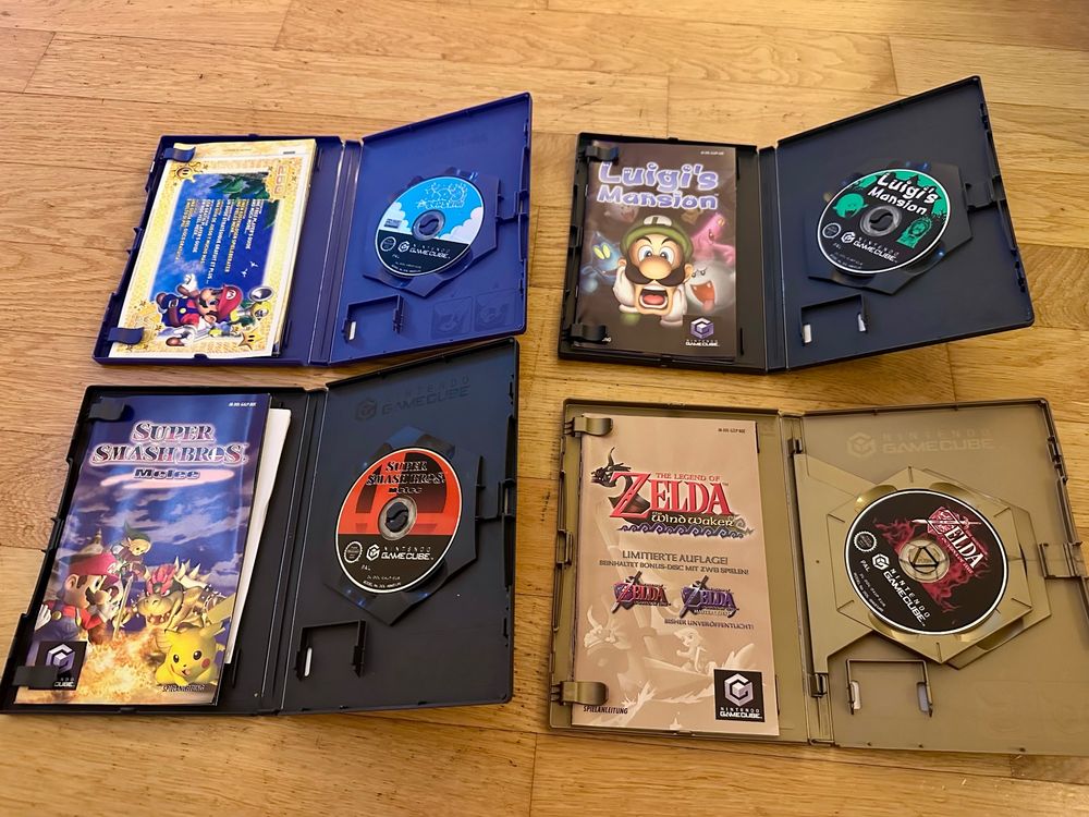Nintendo GameCube Bundle | 4 Titel inkl. Zelda Limited Edit. (Gebraucht ...