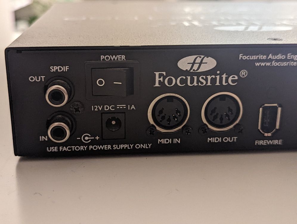 Focusrite Saffire Pro 24 DSP VRM (Gebraucht) in Zunzgen für CHF 35 ...