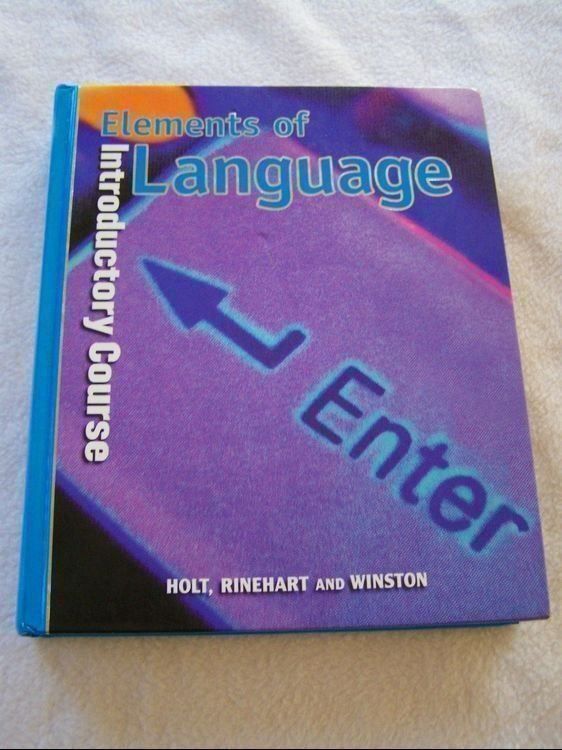 Elements of LANGUAGE English Grammar Introductory Course (Gebraucht) in ...