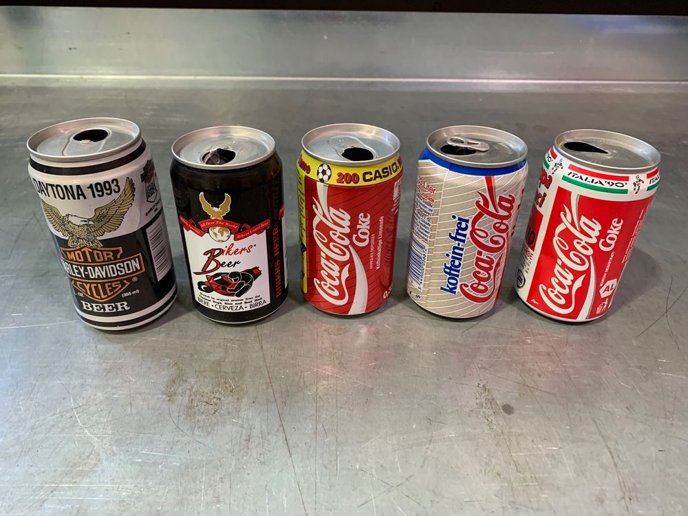 Alte Getränke Dose / Coca Cola / Pepsi / Harley Davidson (Gebraucht) in ...