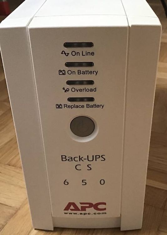 APC Back-UPS CS 650 USV mit neuer Batterie | Kaufen auf Ricardo