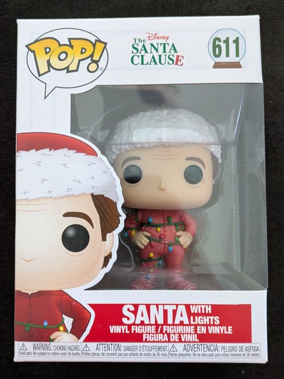 Funko Pop! Disney The Santa Clause - Santa with Lights #611 (Neu und ...