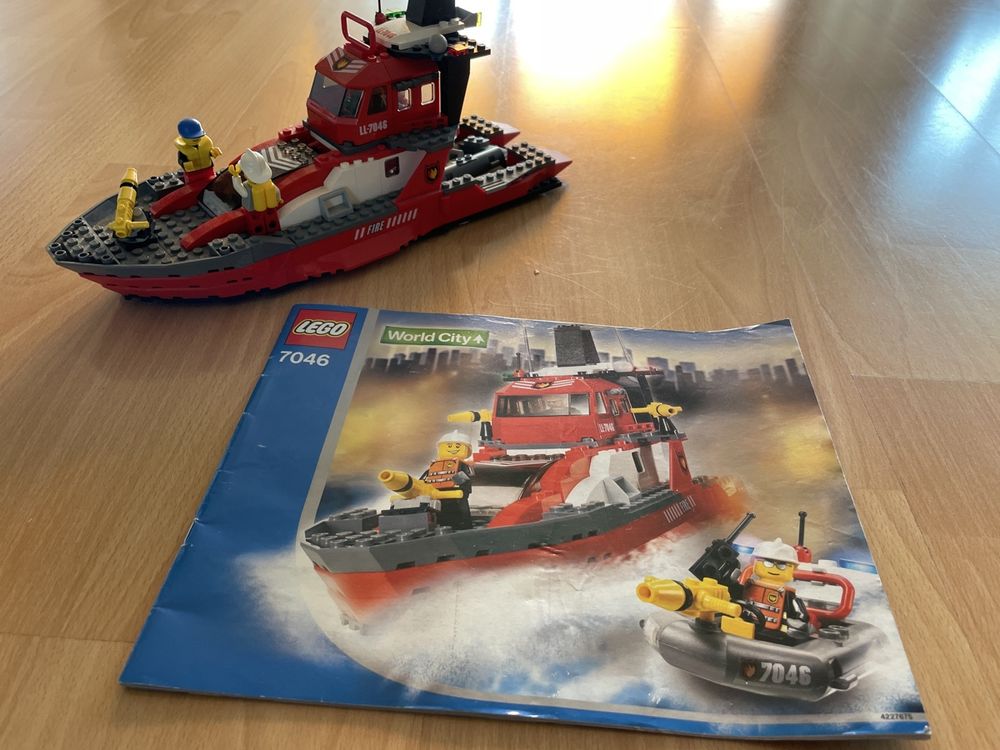 Lego world City 7046 Feuerwehrschiff (Neu (gemäss Beschreibung)) in ...