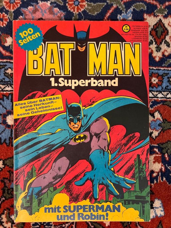 Nr. 1 Batman Superband 1. Auflage 1974 mit Superman Kult (Gebraucht) in ...