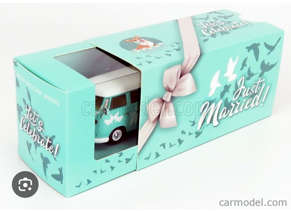 VW Bus Bulli T1 1:43 Hochzeit Just Married NEU Hochzeitsbus (Neu und ...