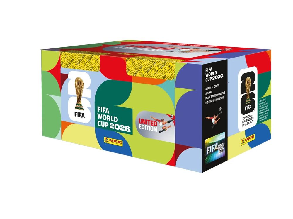 FIFA WM 2026 Panini Stickerbox mit 100 Stickern + Album (Neu und ...